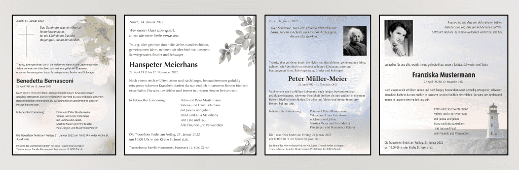 Free Word Templates for Obituaries – obituary.design