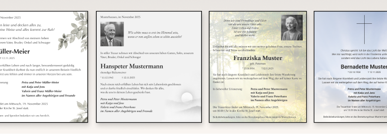 Free Obituary Templates (Word, PDF) – obituary.design
